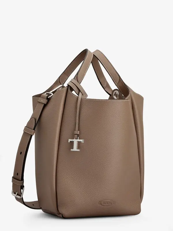 TOD'S Mini Leather Bucket Bag
