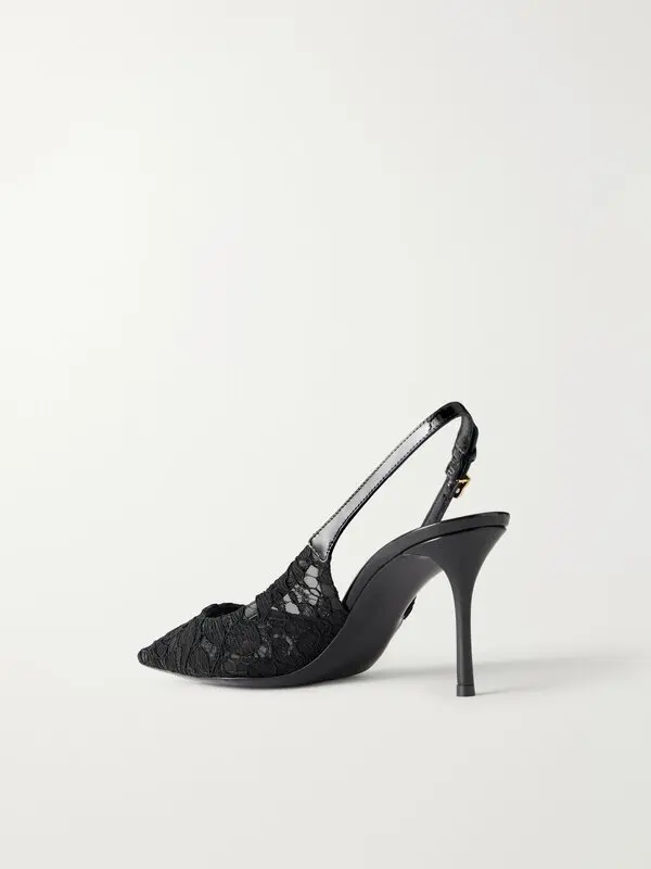 Dolce & Gabbana Lace Slingback Pumps