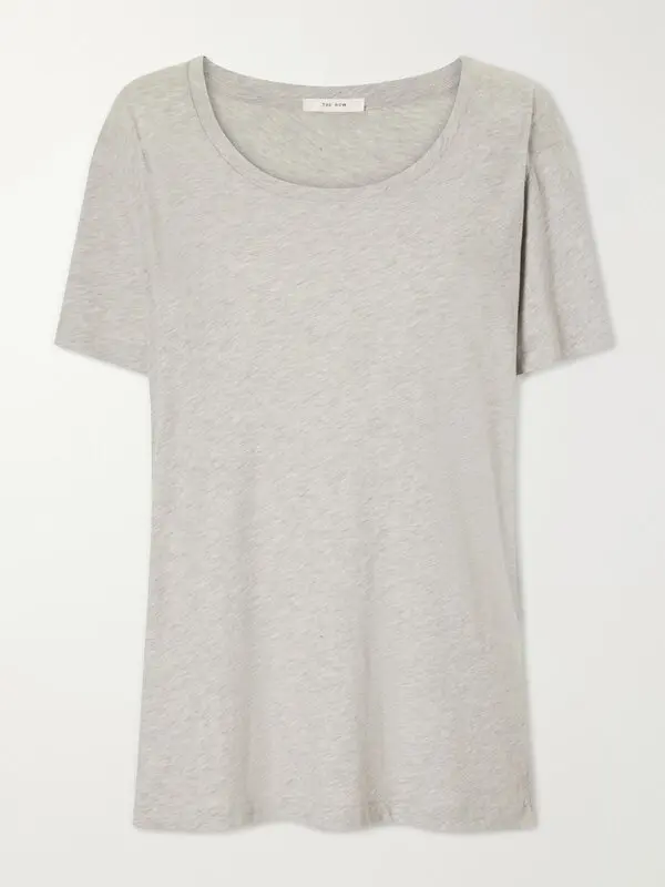 THE ROW Dera Oversized Cotton-jersey T-shirt - Gray