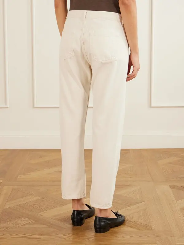 THE ROW Mid-rise Straight-leg Jeans