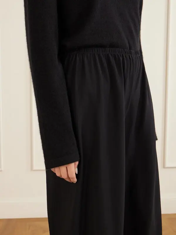 THE ROW Gala Wide-leg Wool Pants