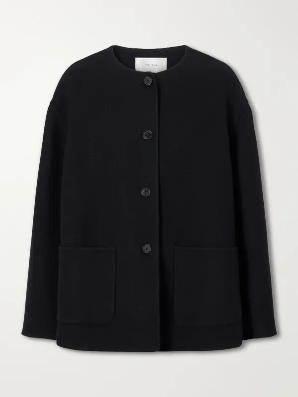 THE ROW Quintus Wool And Cashmere-blend Coat - Black