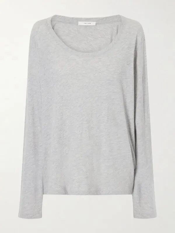 THE ROW Fraya Cotton-jersey T-shirt