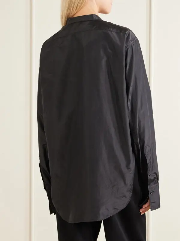 THE ROW Lula Silk-taffeta Shirt