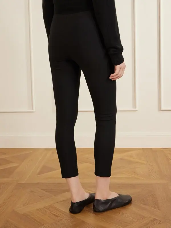 THE ROW Gael Skinny-leg Cropped Pants
