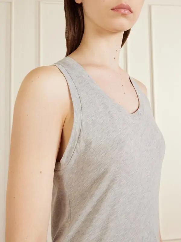 THE ROW Elana Cotton-jersey Tank