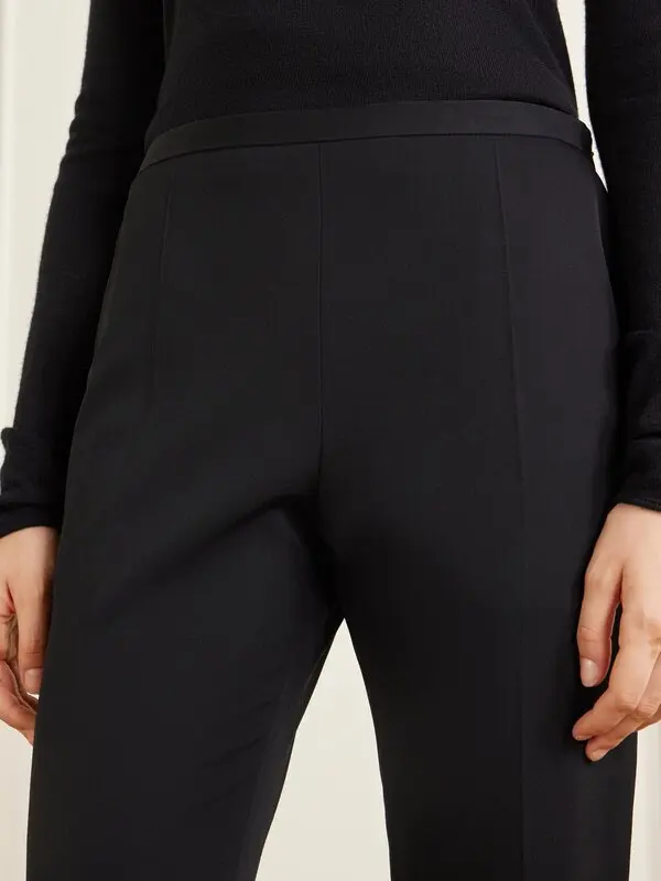 THE ROW Cyril Wool-twill Straight-leg Pants