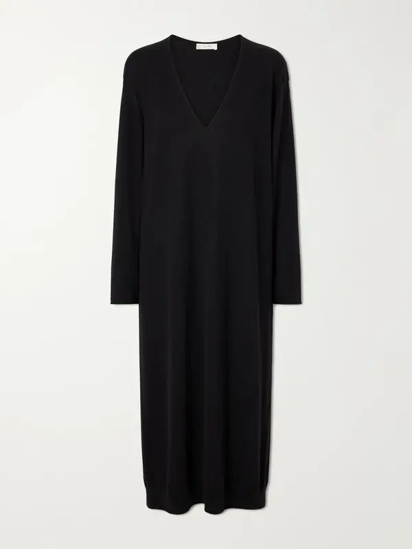 THE ROW Paju Cashmere Midi Dress