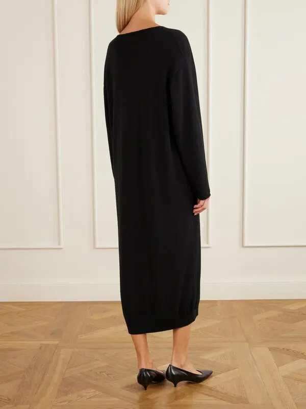 THE ROW Paju Cashmere Midi Dress