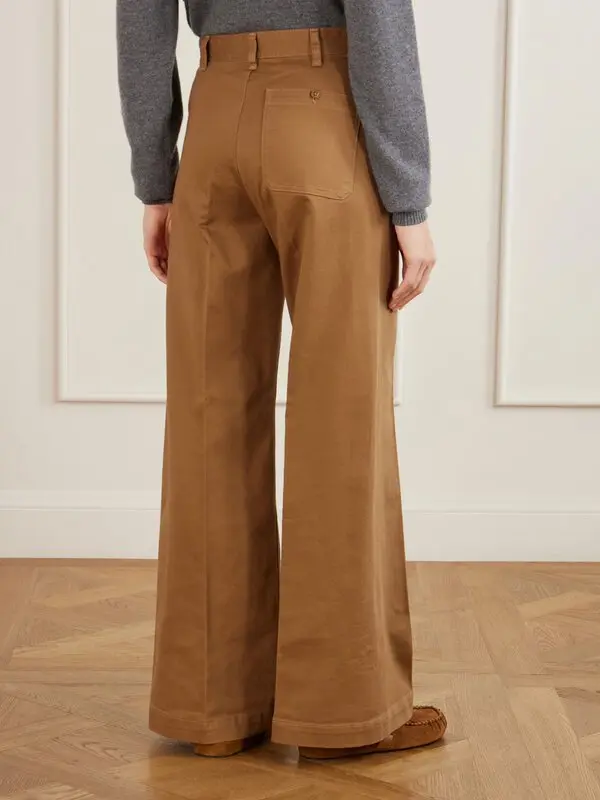 Polo Ralph Lauren Stretch Cotton-twill Flared Pants