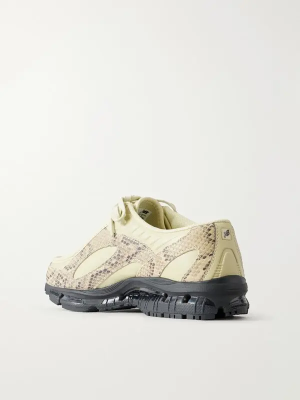 NEW BALANCE 1890 Abzorb Snake-print Leather Sneakers