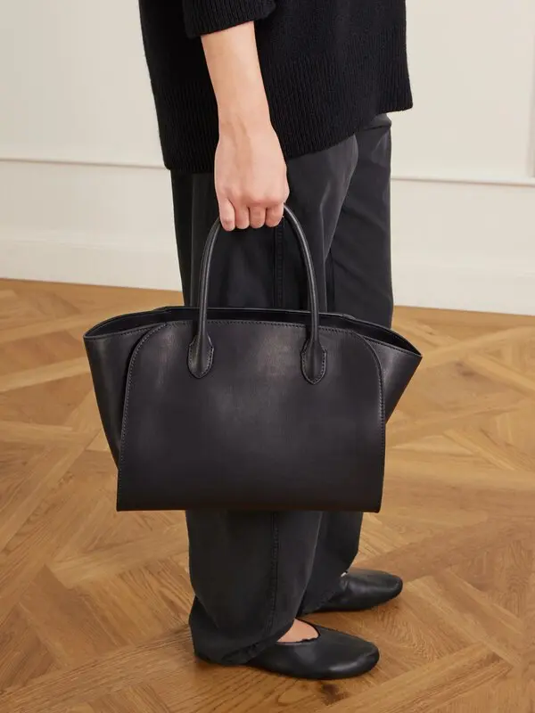 THE ROW Marlo 12 Textured-leather Tote