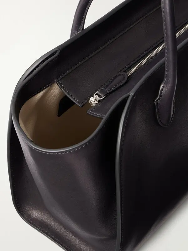 THE ROW Marlo 12 Textured-leather Tote