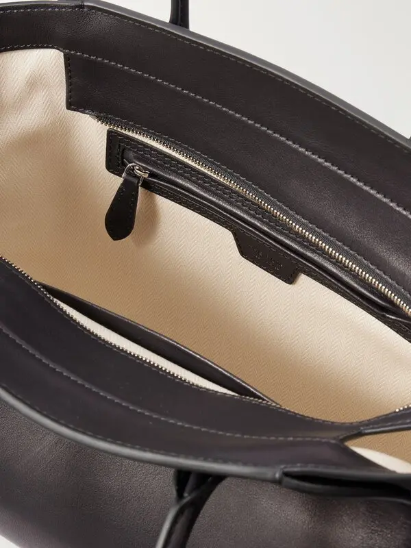 THE ROW Marlo 12 Textured-leather Tote