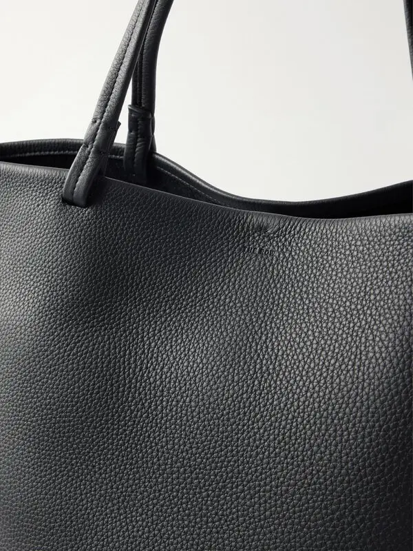 THE ROW Park 3 Medium Textured-leather Tote