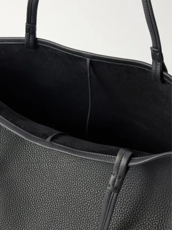 THE ROW Park 3 Medium Textured-leather Tote