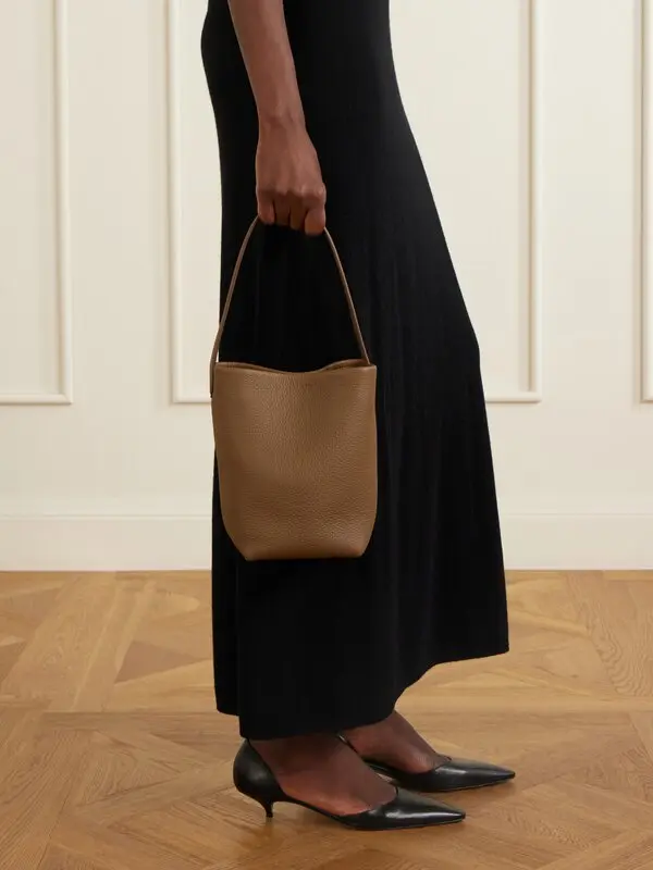 THE ROW N/s Park Small Textured-leather Tote