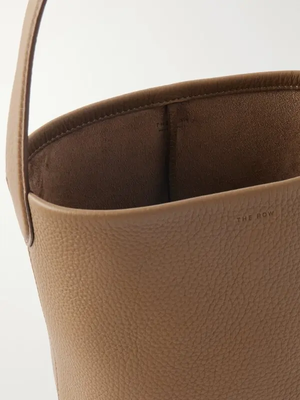 THE ROW N/s Park Small Textured-leather Tote