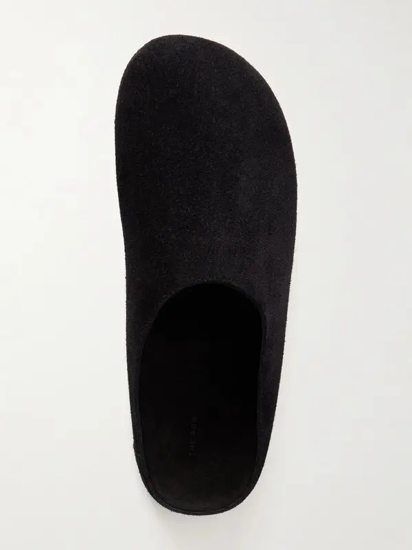 THE ROW Hudson Suede Slip-ons