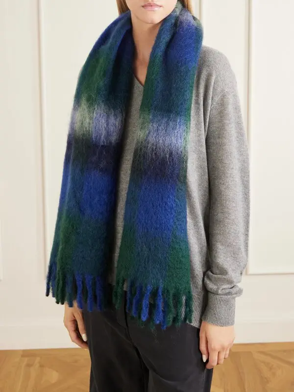 THE ROW Uma Mohair And Wool-blend Scarf