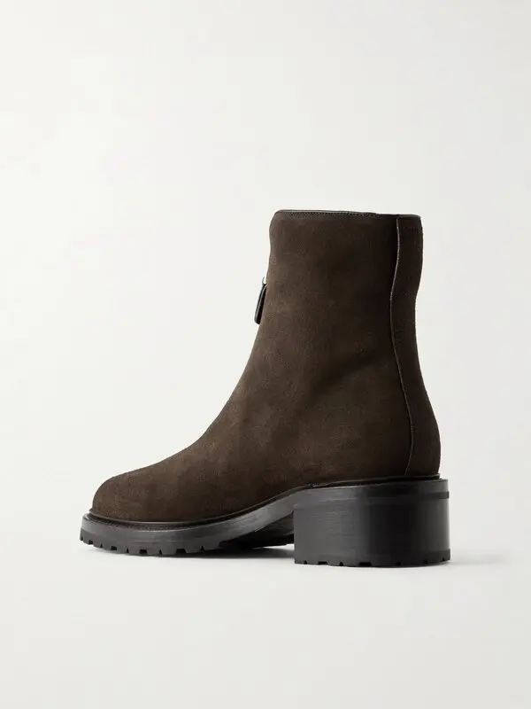 THE ROW Hike Suede Ankle Boots
