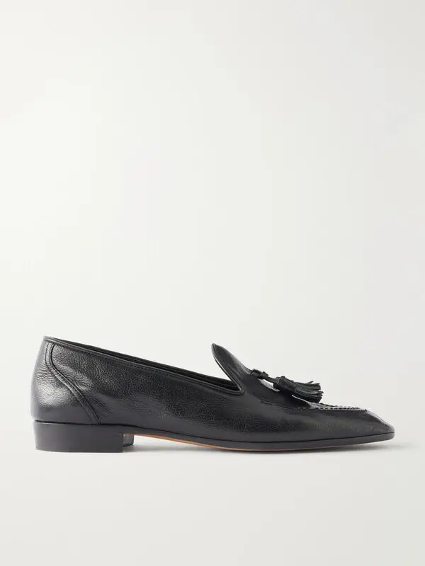 THE ROW Caden Tasseled Leather Loafers