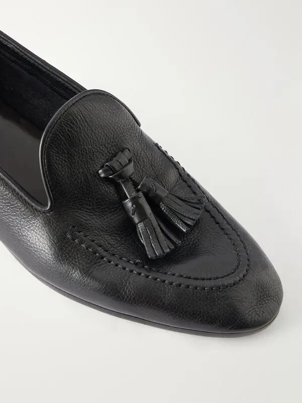 THE ROW Caden Tasseled Leather Loafers