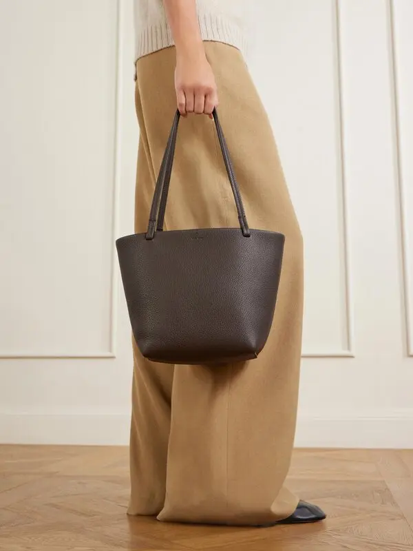 THE ROW Park Medium Textured-leather Tote