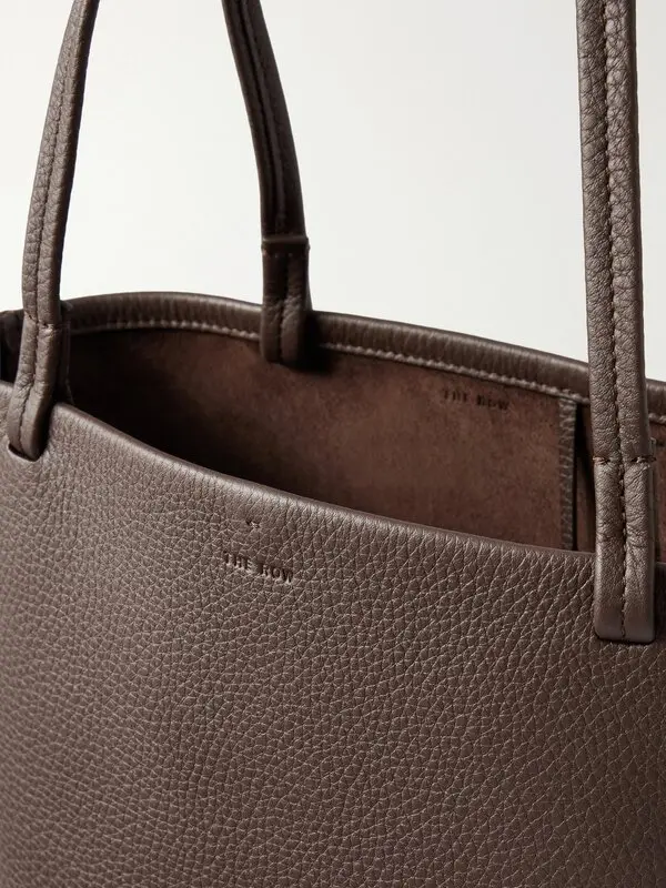 THE ROW Park Medium Textured-leather Tote