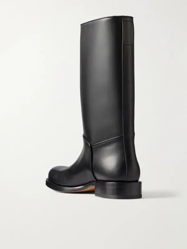 THE ROW Nobilis Leather Knee Boots