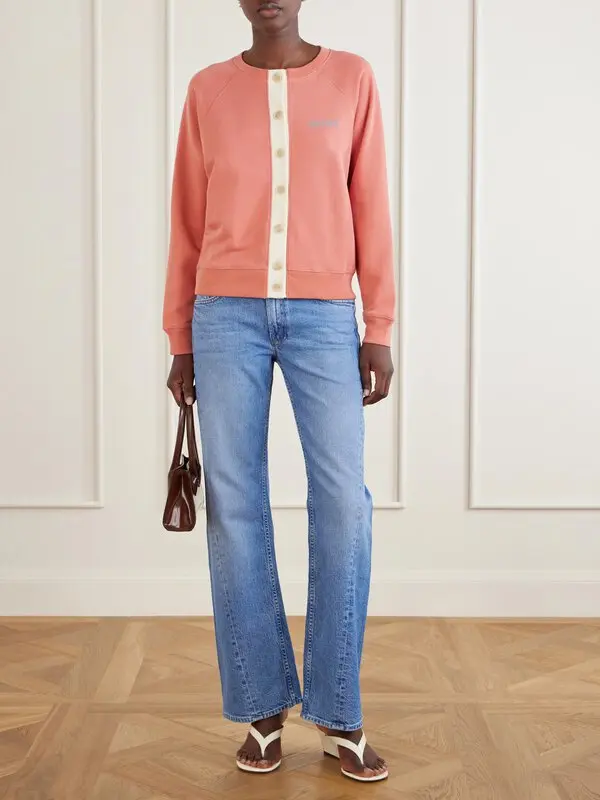 MOTHER The Boxy Cotton Cardigan