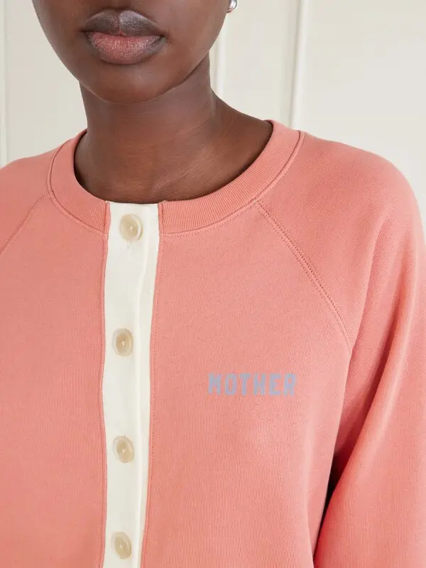MOTHER The Boxy Cotton Cardigan