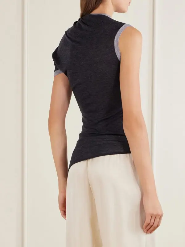 Sharon Wauchob Willla Asymmetric Wool Tank