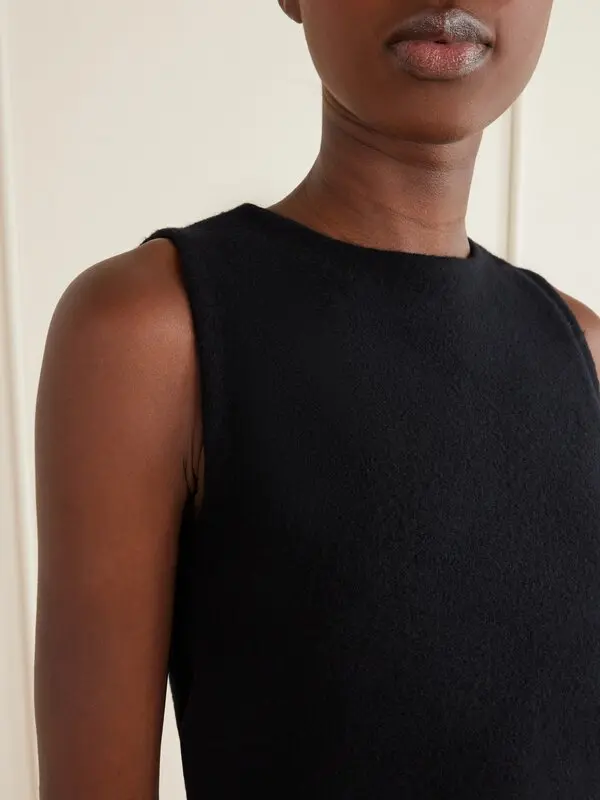 RIER Wool-fleece Mini Dress