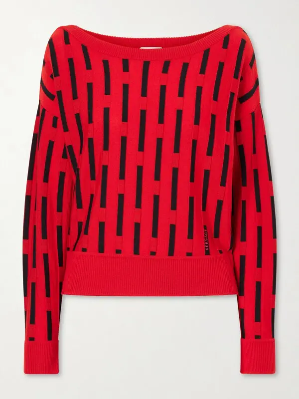 Versace Knitted Wool Sweater