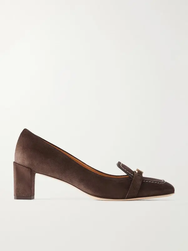 TOD'S 50 Suede Pumps - Brown