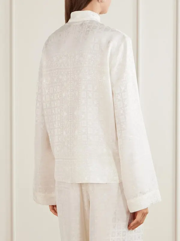 LIBEROWE Nisha Silk-jacquard Shirt