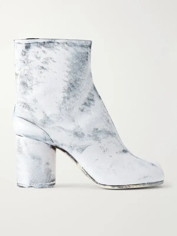 MAISON MARGIELA Tabi Split-toe Leather Ankle Boots