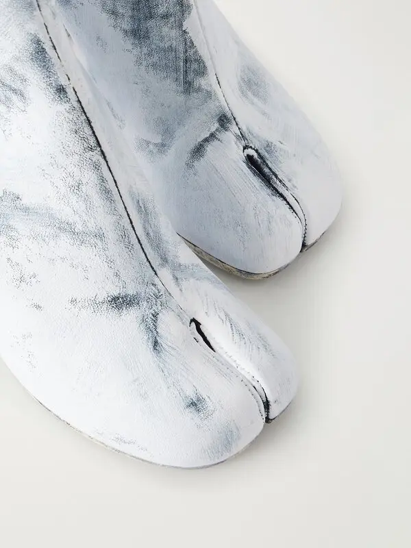 MAISON MARGIELA Tabi Split-toe Leather Ankle Boots