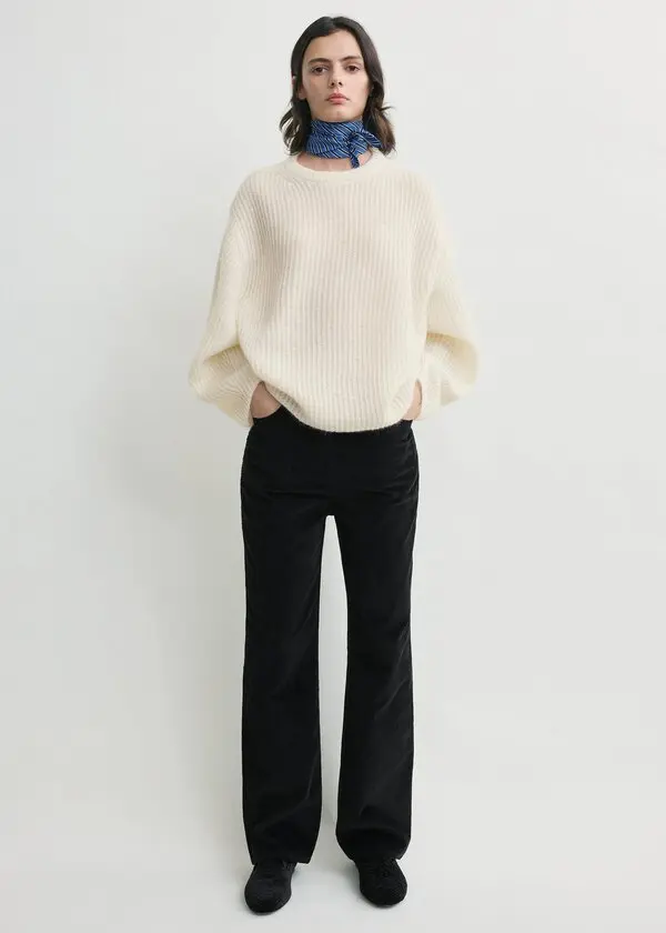 TOTEME Mohair Blend Rib Knit