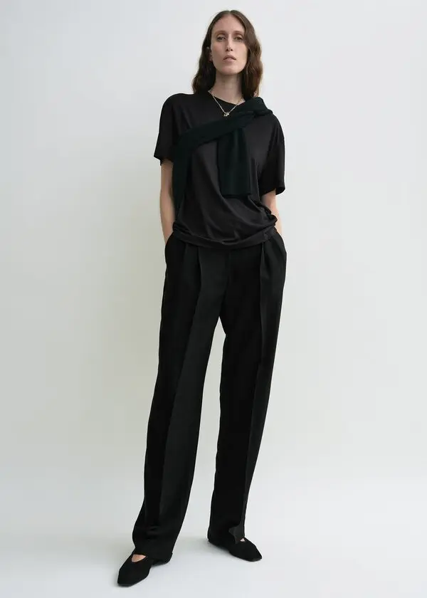 TOTEME Double-pleat Fluid Trousers