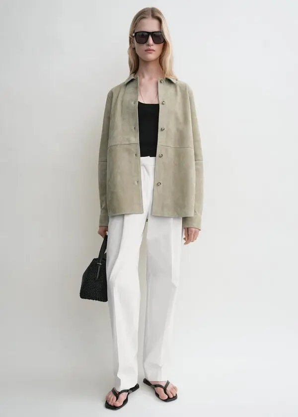 TOTEME Soft Suede Shirt