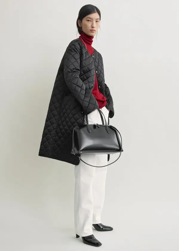 TOTEME Quilted Collarless Coat