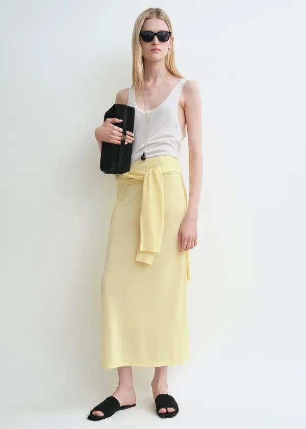 TOTEME Long Knit Skirt
