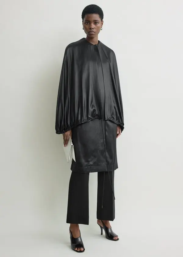 TOTEME Detachable Cape Evening Coat