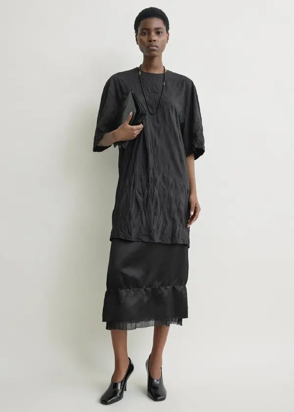 TOTEME Relaxed Tee Dress - Black