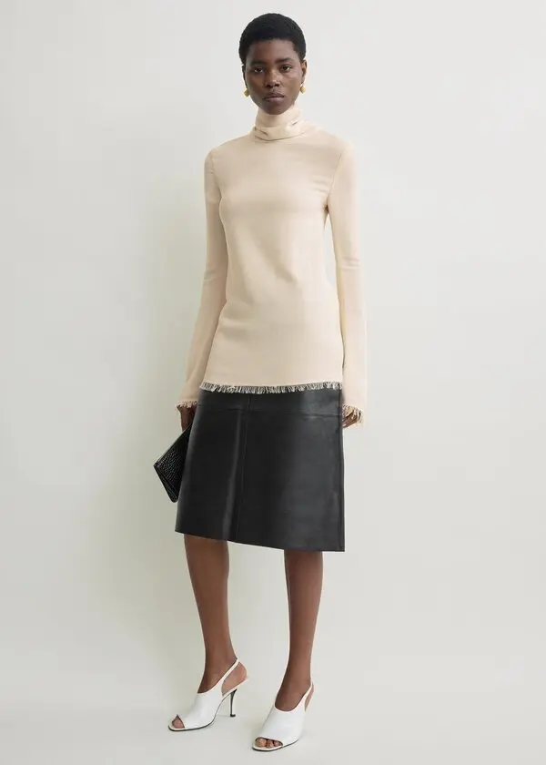 TOTEME Frayed-edge Slim Top