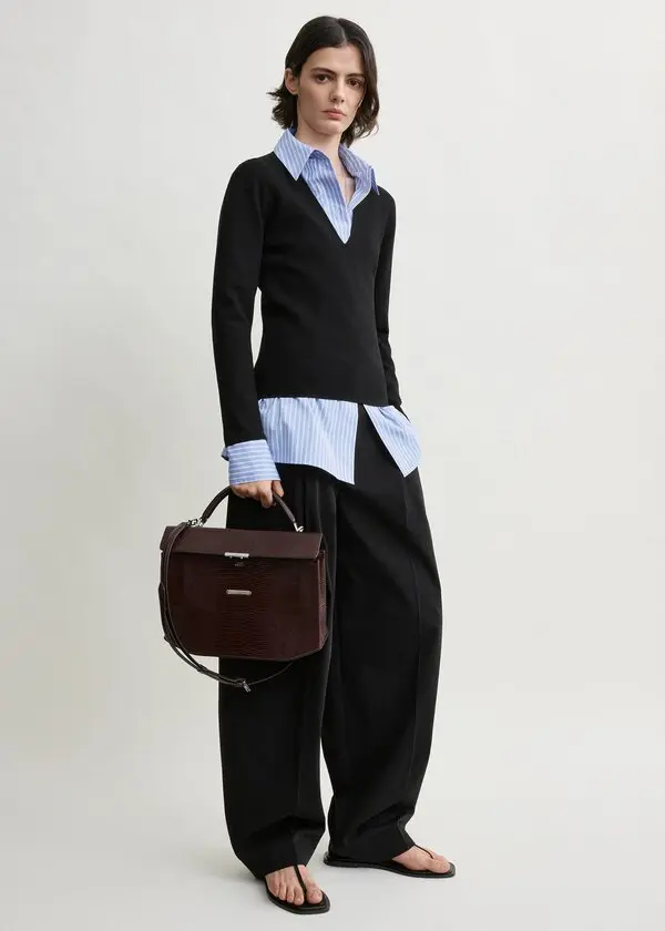 TOTEME Compact Knit V-neck