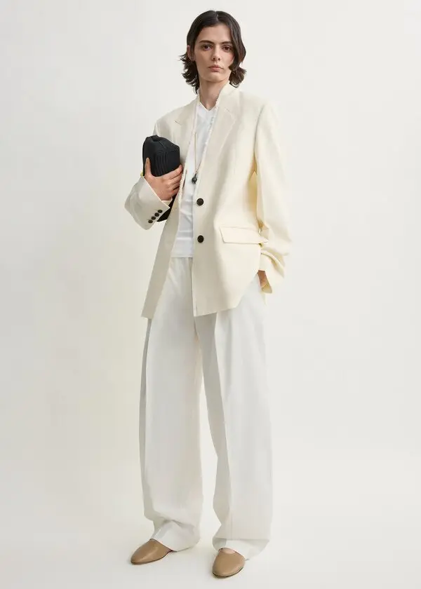 TOTEME Raw Lapel Jacket