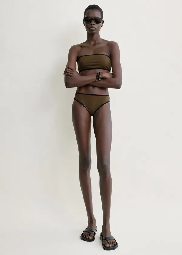 TOTEME Stripe Edge Bikini Bottoms